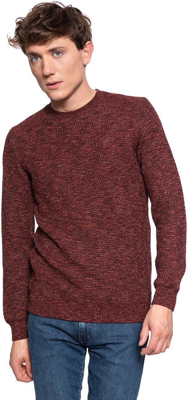 MĘSKI SWETER MUSTANG Muline Jumper GARNET 1006554 7146 - Ceny i opinie ...