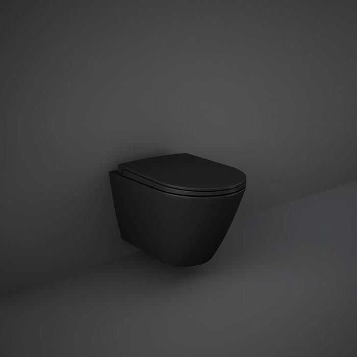 Miska WC Rak Ceramics Feeling Rimless 52x36cm Deska Wc Czarny Mat ...