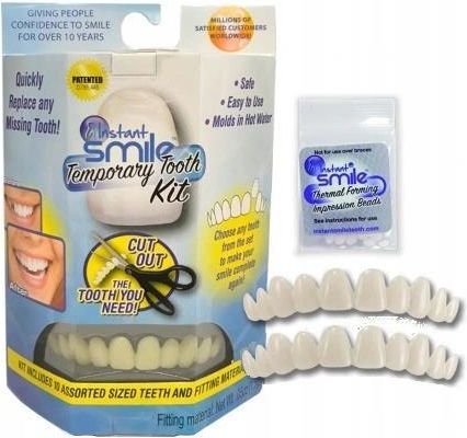 Instant Smile Zęby Sztuczne Tymczasowe Ząb - ceny i opinie - Ceneo.pl