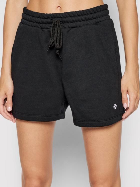 Converse Szorty Materiałowe Carpenter 10021475-A02 Czarny Regular Fit ...