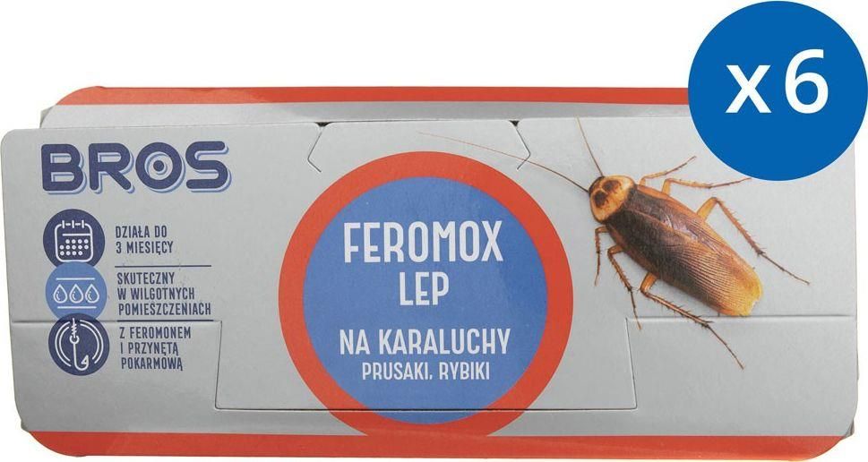 Bros Zestaw Fermox Lep Na Karaluchy Prusaki Rybiki - 6szt. - Ceny i ...