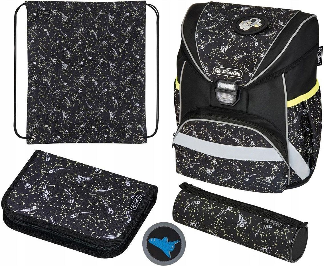 Tornister Herlitz Ultralight Plus Kosmos Zestaw - Ceny i opinie - Ceneo.pl