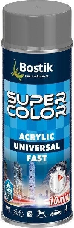 Farba Bostik Spray Super Color Acrylic Universal Fast Aluminium 400Ml ...