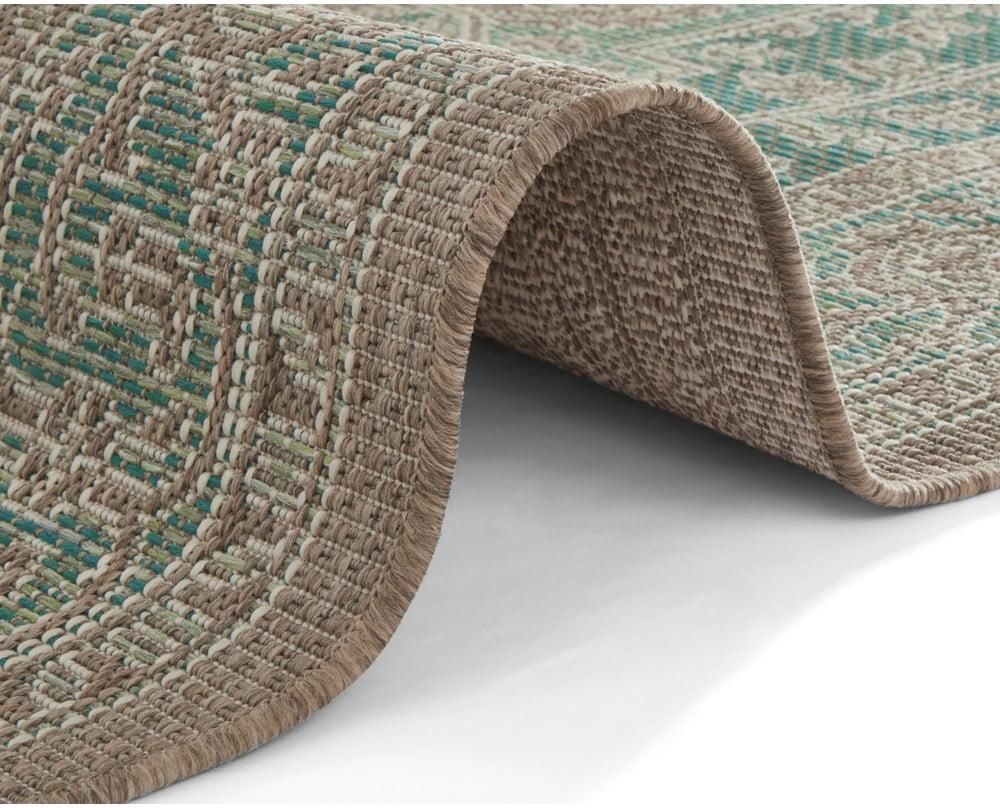 Bougari Zielono-Beżowy Dywan Odpowiedni Na Zewnątrz Anjara 140X200Cm ...