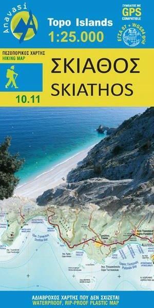 Skiathos mapa turystyczna 1:25 000 Anavasi Grecja - Ceny i opinie ...
