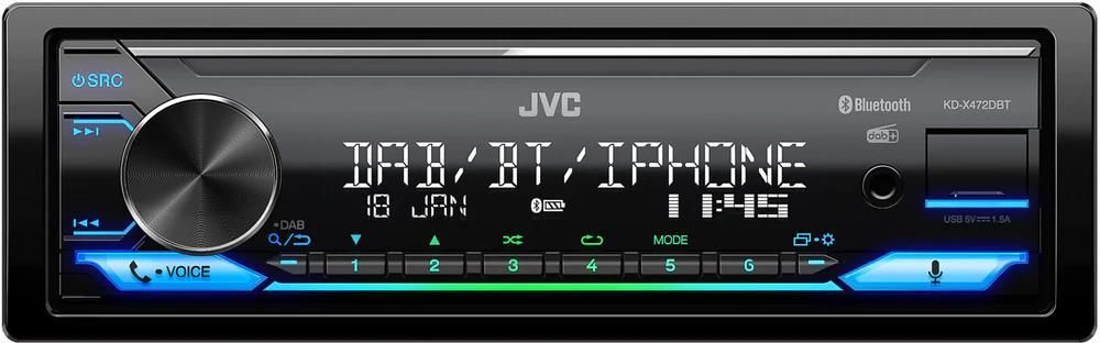 Radioodtwarzacz samochodowy JVC KD-X472DBT - Opinie i ceny na Ceneo.pl