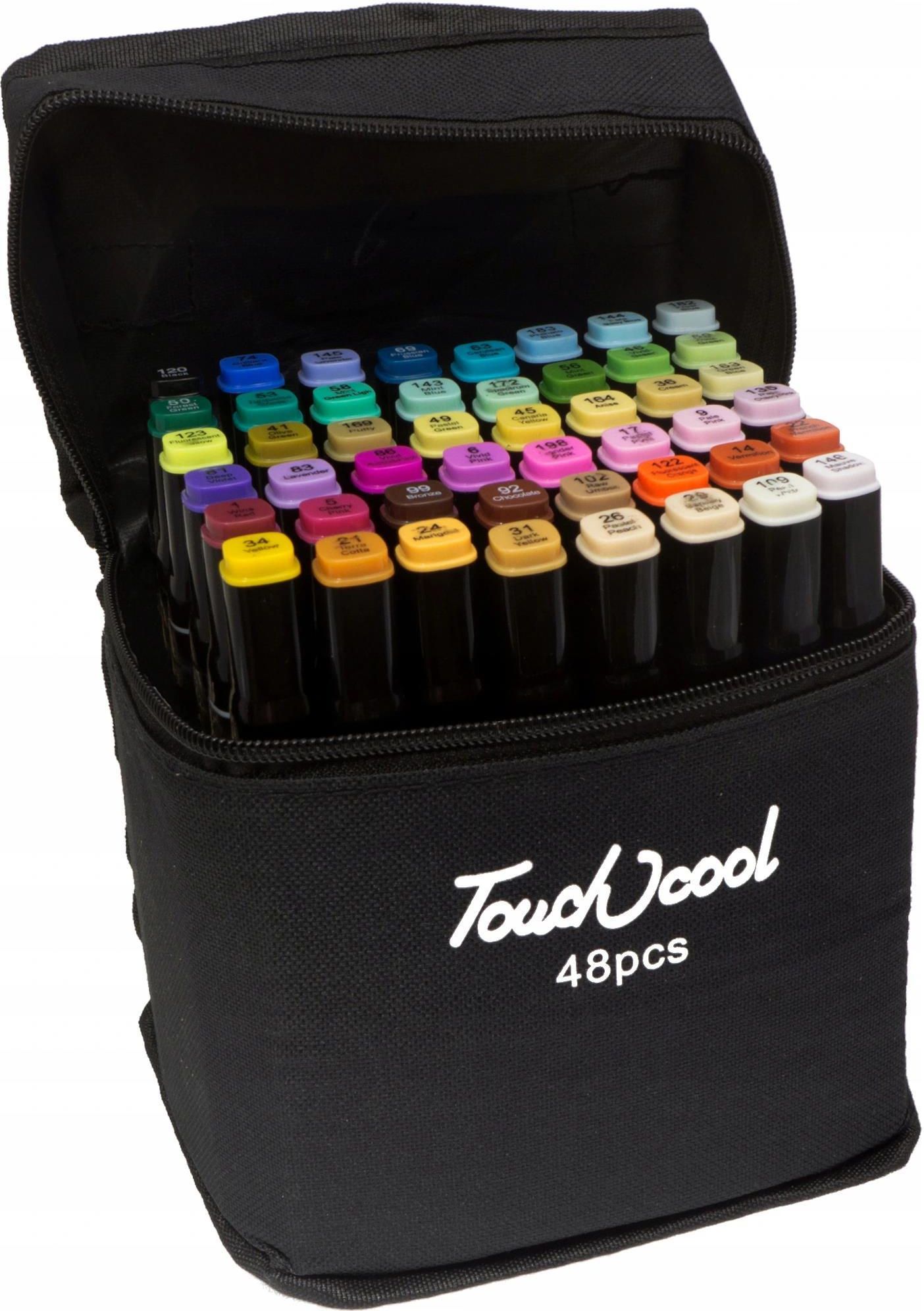 Touchcool Promarkery Alkoholowe Touch Cool Pro Zestaw 48 - Ceny i ...