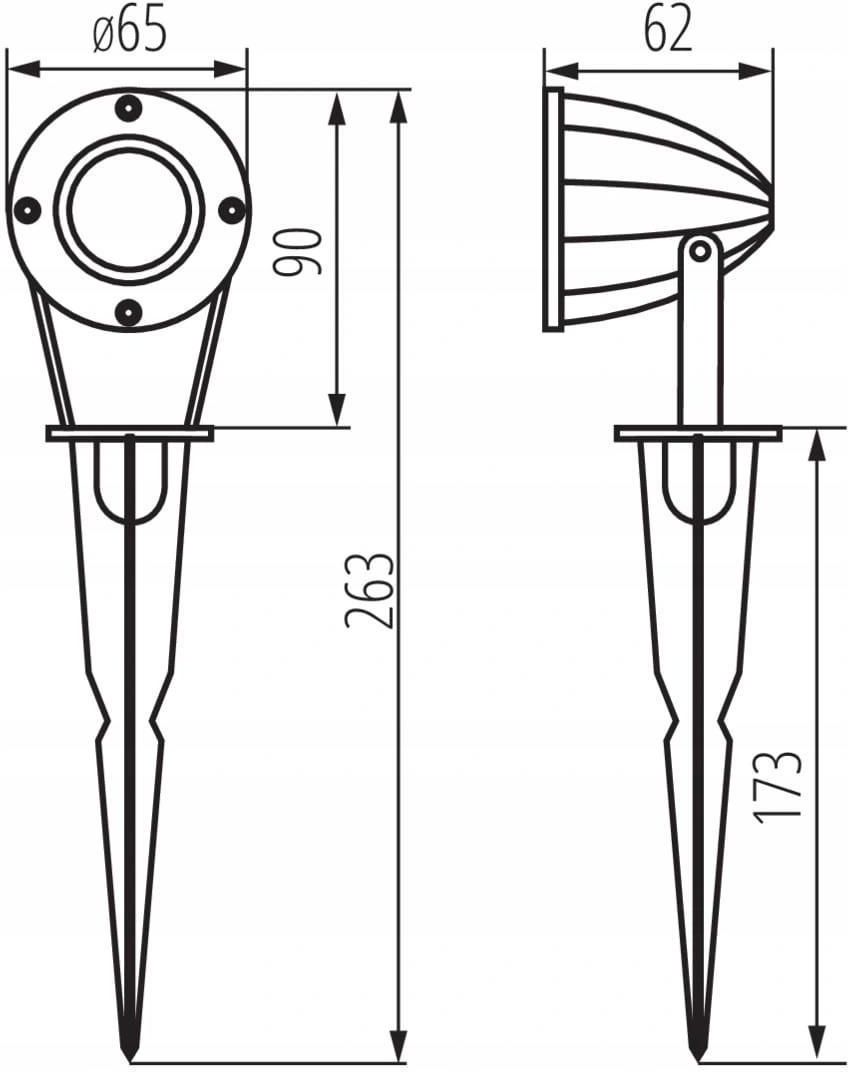 Lampa Zewnętrzna Gruntowa Kanlux 18131 Griblo Led - Ceny i opinie ...