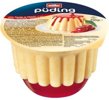 Muller Puding Kaszka vanilla & cherry 450g - Ceny i opinie - Ceneo.pl