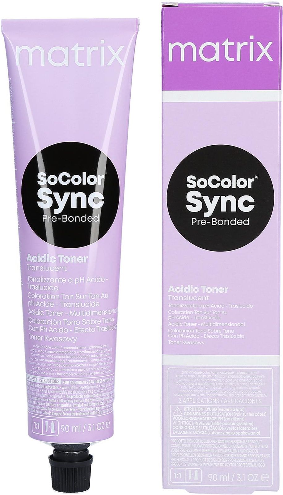 Matrix SoColor Sync Farba do włosów Acidic Toner 8AG Sheer Nude 90 ml ...