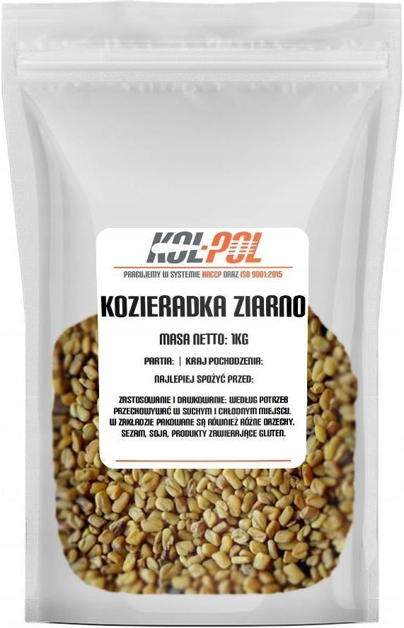 Kol-Pol Kozieradka Ziarno 1kg Nasiona kozieradki - Ceny i opinie - Ceneo.pl