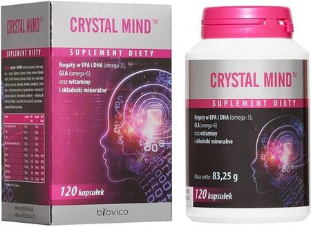 Kapsułki Crystal Mind 120 szt. - Opinie i ceny na Ceneo.pl