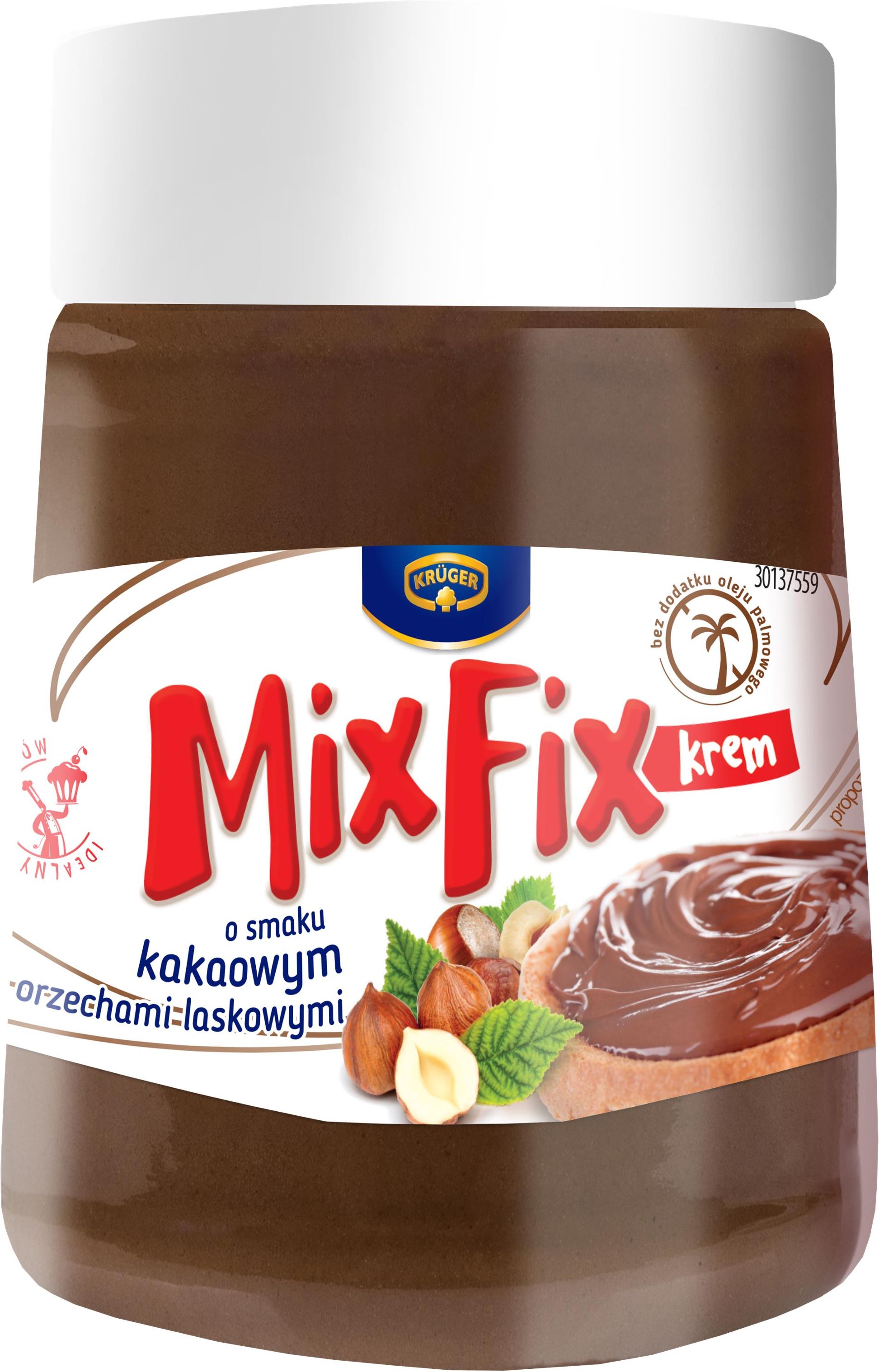 Kruger Mix Fix Krem O Smaku Kakaowym Z Orzechami Laskowymi 380G - Ceny ...