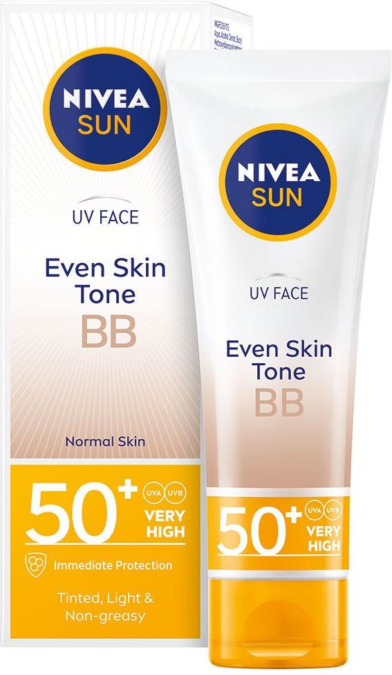 Nivea Sun Krem Bb Do Twarzy Z Wysoką Ochroną Spf 50+ 50ml - Opinie i ceny na Ceneo.pl