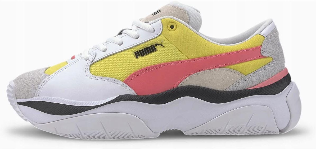 Buty Sportowe Sneakersy Storm Color Block Puma biale - Ceny i opinie ...
