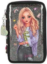 Top Model Piórnik 3-Piętrowy Z Wyposażeniem Christy Czarno-Fioletowy Z ...