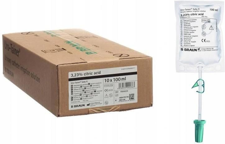 Drobne akcesoria medyczne B.Braun Uro-Tainer Suby G 3% Płukanie Cewnika ...
