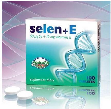 Preparat medycyny naturalnej Naturell Selen 50mcg + Witamina E 10mg 100 ...