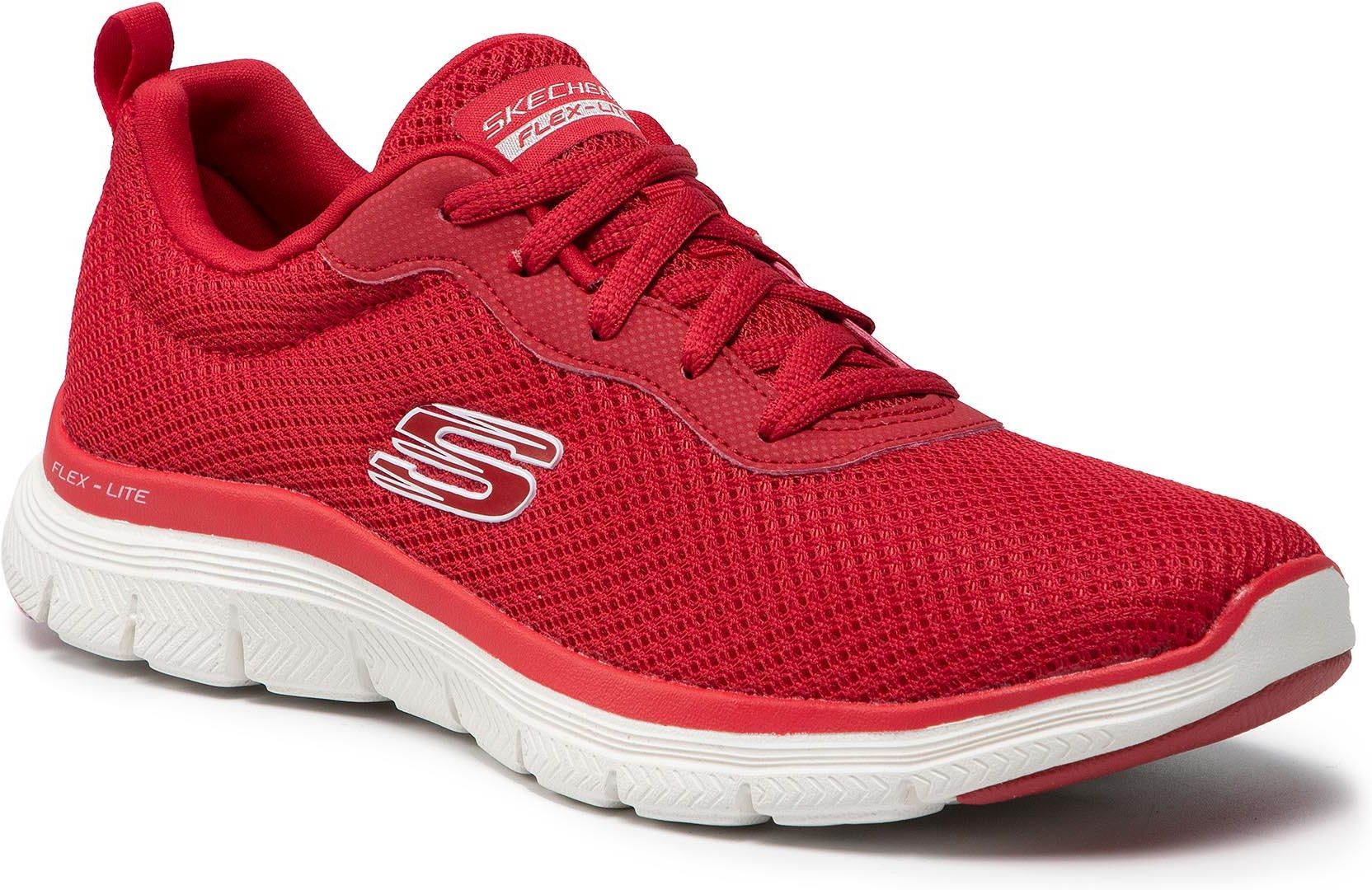 Buty SKECHERS - Flex Appeal 4.0 149303/RED Red - Ceny i opinie - Ceneo.pl