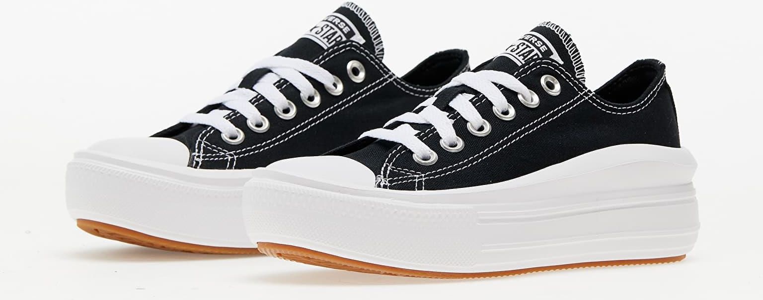 Converse Chuck Taylor All Star Move OX Black/ White/ White - Ceny i ...