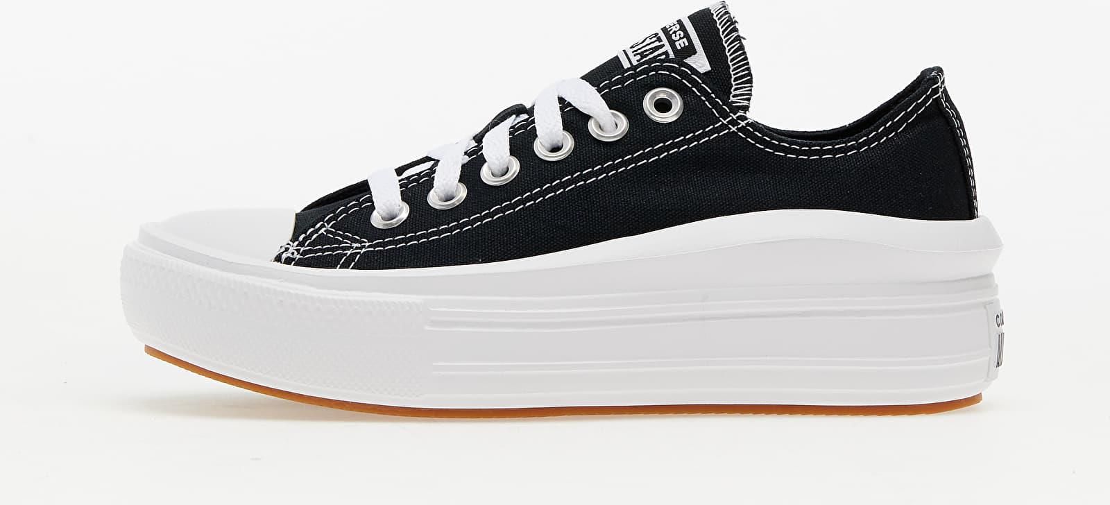 Converse Chuck Taylor All Star Move OX Black/ White/ White - Ceny i ...