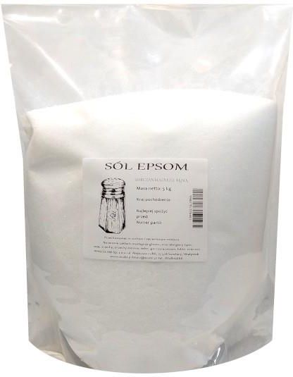 Preparat medycyny naturalnej Sól Epsom 5Kg - Opinie i ceny na Ceneo.pl