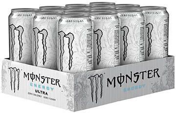 Monster Energy Ultra White 12x 500Ml Energetyk Napój Energetyczny ...