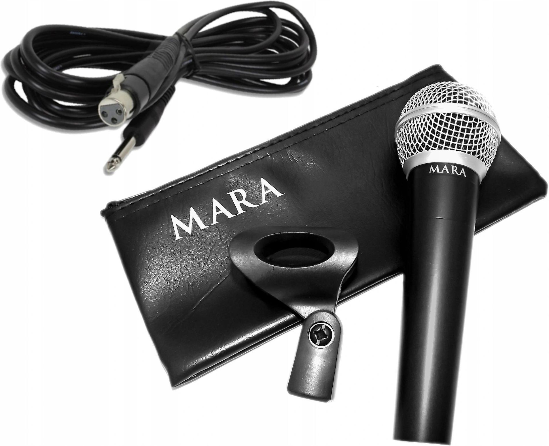 Mikrofon Mara Mikrofon Dynamiczny + Kabel Pokrowiec Uchwyt - Ceny i ...