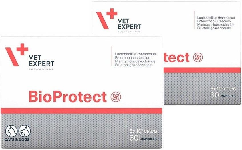 Vet Expert Bioprotect Probiotyk Dla Psów I Kotów 2x60kaps. - Ceny i opinie - Ceneo.pl