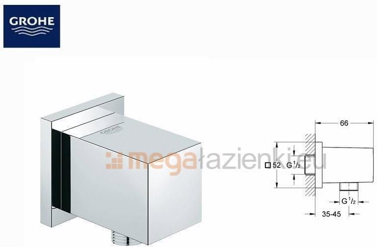 Zestaw prysznicowy Grohe Grohtherm Smart Control 29124000 + Kwadratowa ...