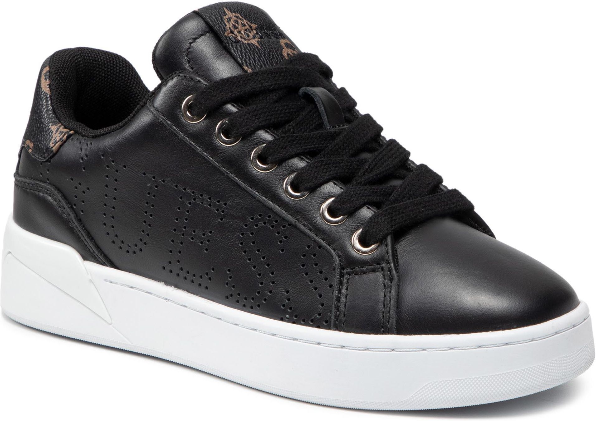 Sneakersy GUESS - Roria FL7RRI ELE12 BLKBR - Ceny i opinie - Ceneo.pl