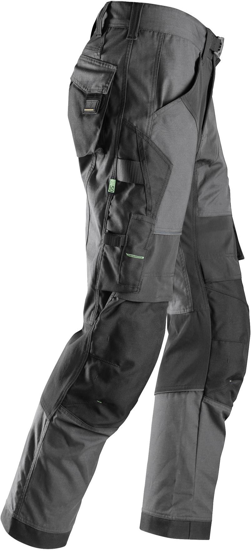 Spodnie robocze Snickers FlexiWork – szaro-czarne, rozmiar 152 - Ceny i ...