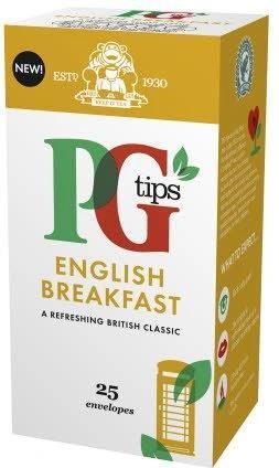 Herbata Pg Tips English Breakfast - Herbata Czarna 25Szt - Ceny i opinie - Ceneo.pl