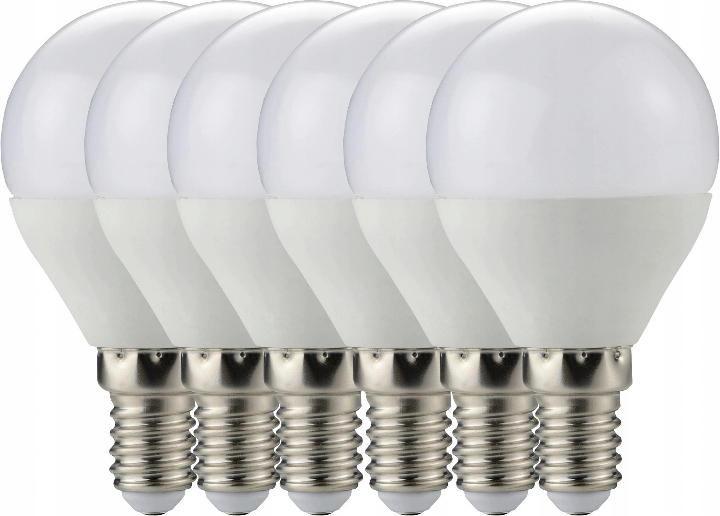 Berge Zestaw 6x Led E14 G45 10w Kulka Neutralna 6x