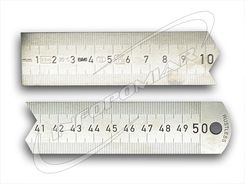 Liniał ze stali chromowej , półsztywnej 1000mm lub 2000mm - Liniały ...