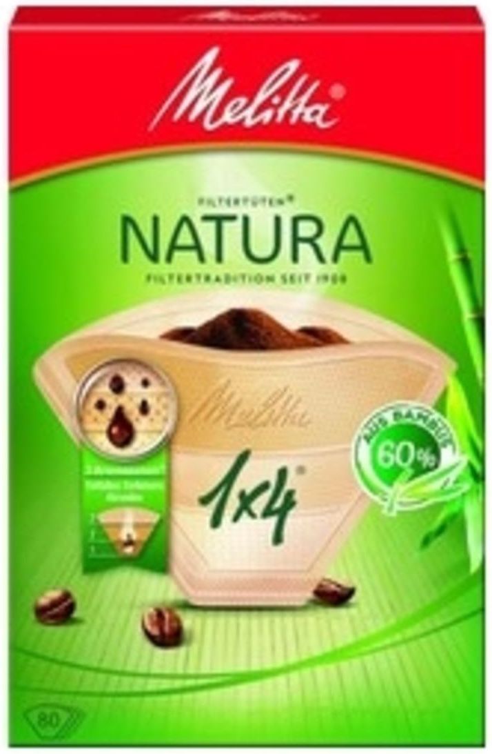 Melitta Natura Melitta Worki filtracyjne do kawy 1x4, 80 szt - Opinie i ...