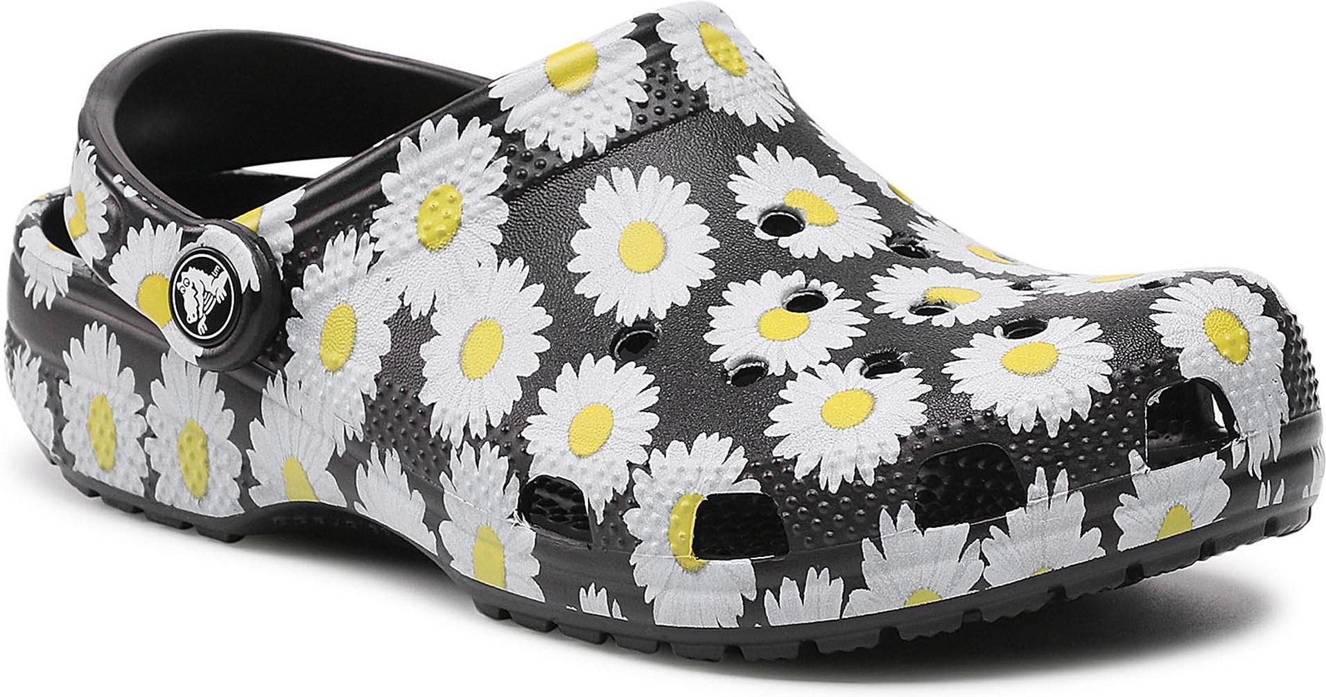 Klapki CROCS - Classic Vacay Vibes Clog 206375 Black Daisy - Ceny i ...