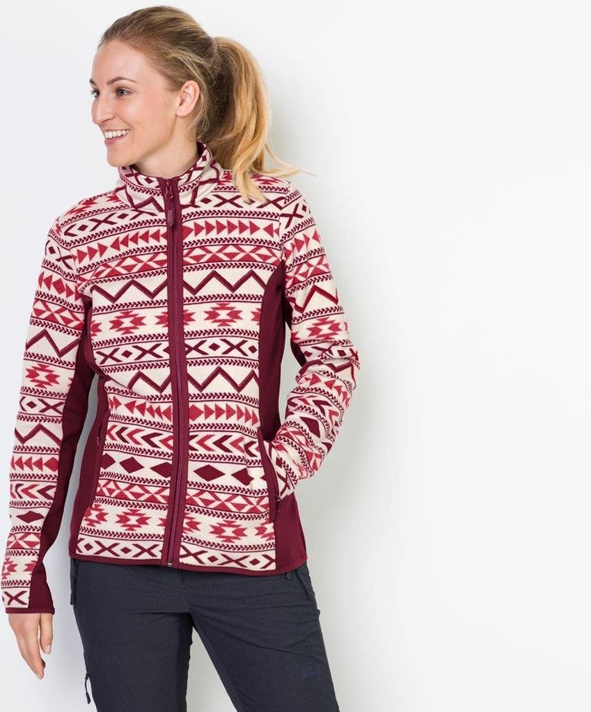 JACK WOLFSKIN KURTKA POLAROWA HAZELTON FLEX JACKET SCARLET ALL OVER ...