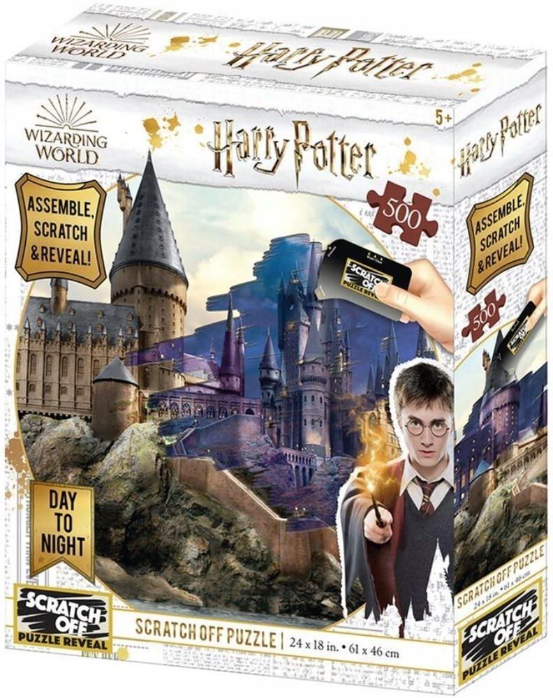 Wizarding World Puzzle Harry Potter Hogwart Za Dnia I Nocą 500El ...
