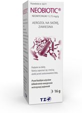 NEOBIOTIC aerozol na skórę, zawiesina 11,72 mg/1g 16g - Opinie i ceny ...