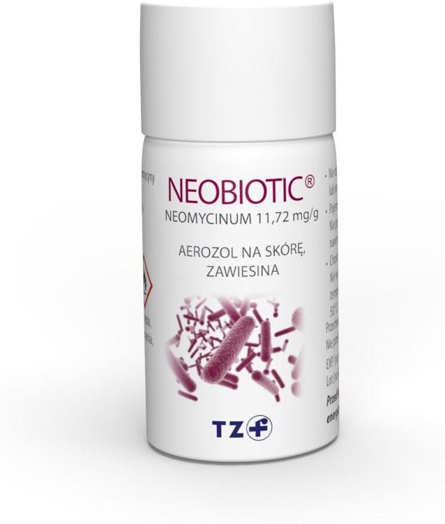 NEOBIOTIC aerozol na skórę, zawiesina 11,72 mg/1g 16g - Opinie i ceny ...