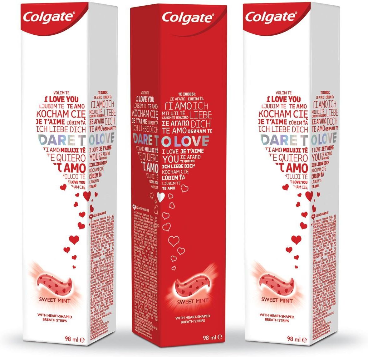 Colgate Dare To Love pasta do zębów serce 3 szt - Opinie i ceny na Ceneo.pl