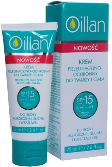 Oillan Krem Pielęgnująco-ochronny do twarzy i ciała z filtrem ochronnym ...
