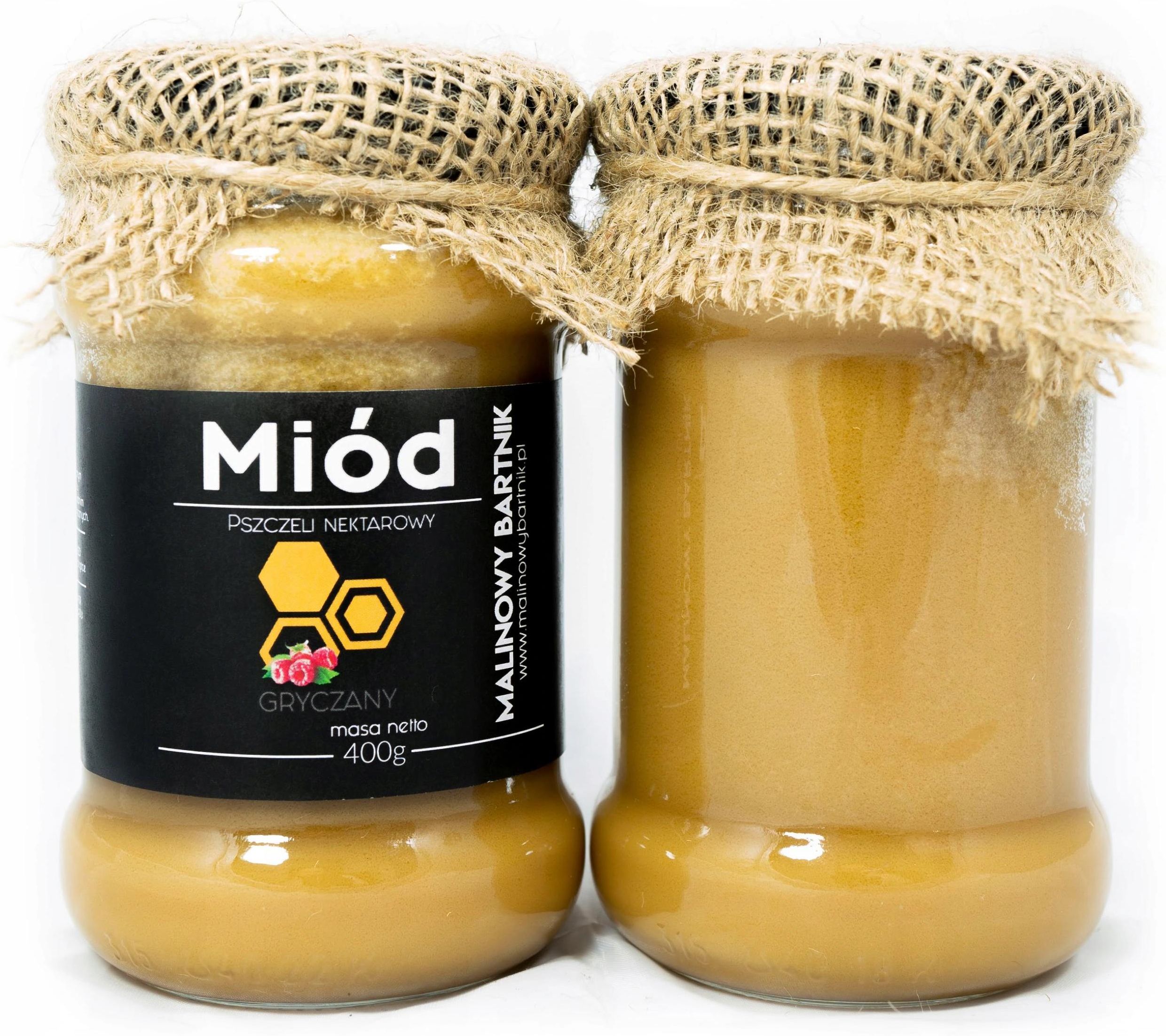 Malinowy Bartnik Miód Gryczany 400G - Ceny i opinie - Ceneo.pl