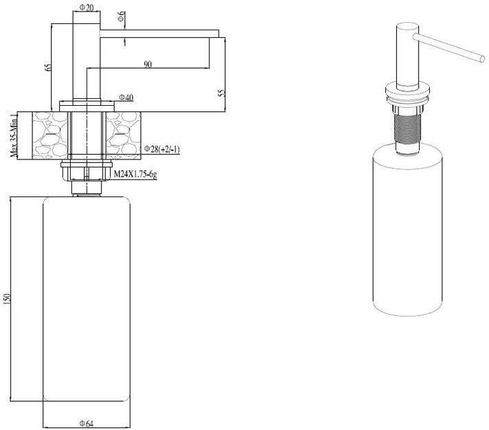 Quadron Lena Dozownik Detergentu Stal Szlachetna 52479 - Opinie i ...