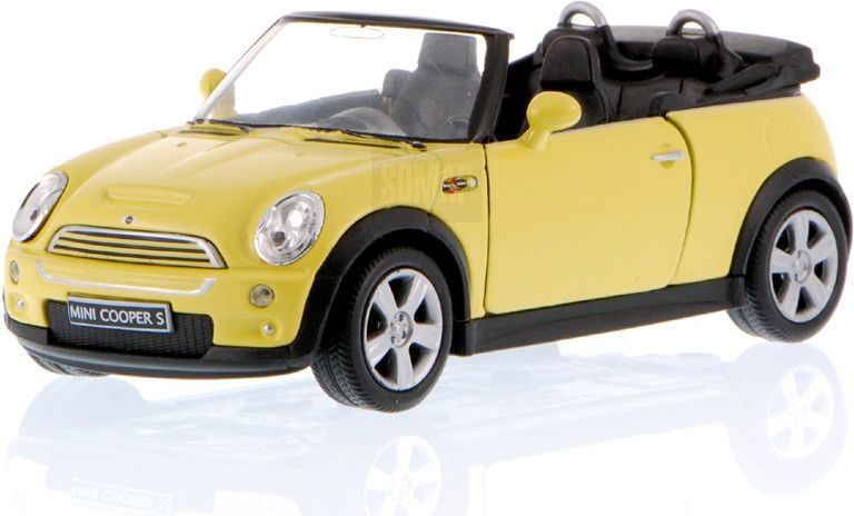 Welly MINI COOPER S CABRIO żółty - Ceny i opinie - Ceneo.pl