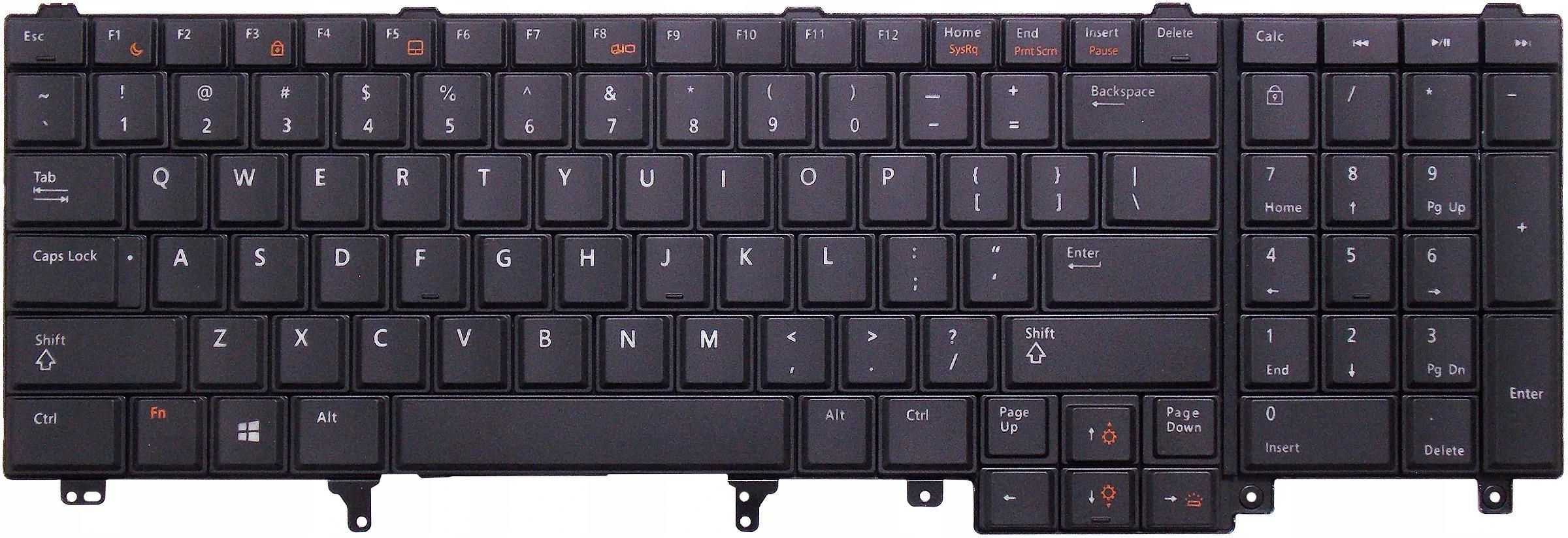Podzespoły do laptopa M6600QWE KLAWIATURA DELL PRECISION M6600 M6700 ...