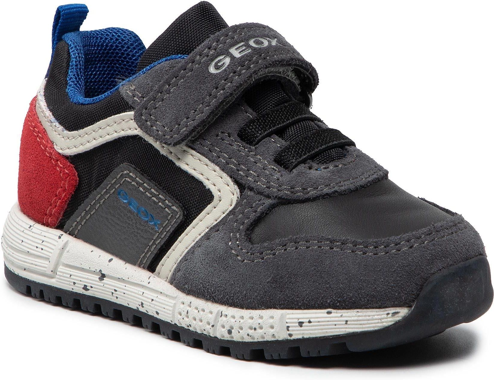 Geox Sneakersy - B Alben B. C B043Cc 022Fu C0047 M Dk Grey/Red - Ceny i opinie - Ceneo.pl