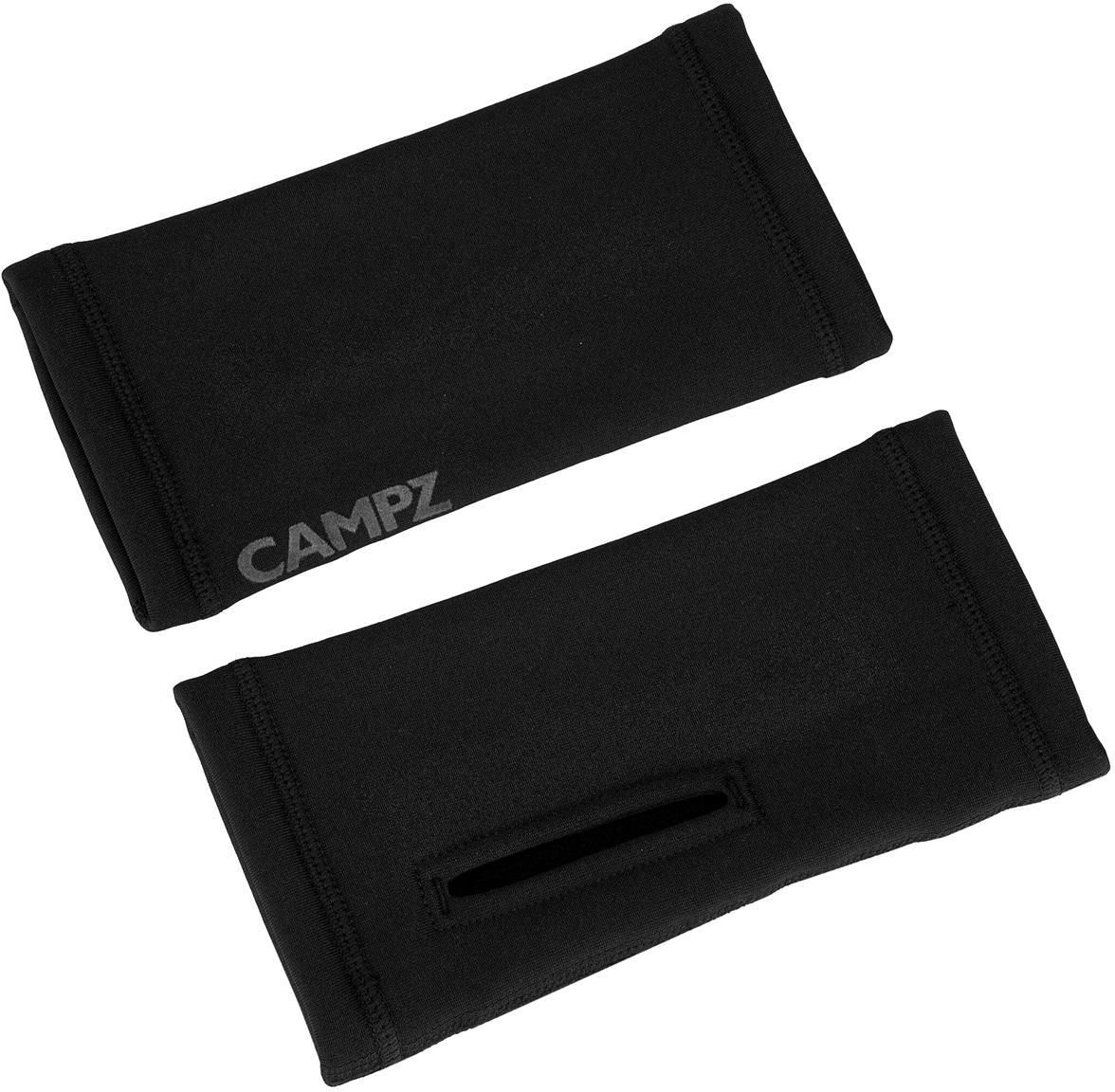 CAMPZ Power Wrist Gaiters, czarny S M 2021 Ocieplacze na nadgarstki ...