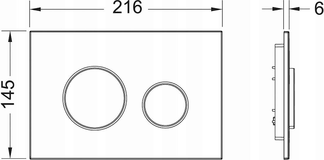 Przycisk spłukujący Tece TECEloop biały matowy (9240926) - Opinie i ceny na Ceneo.pl